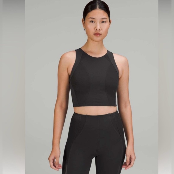 lululemon athletica | Tops | Lululemon Mesh Panelled Training Shelftank ...